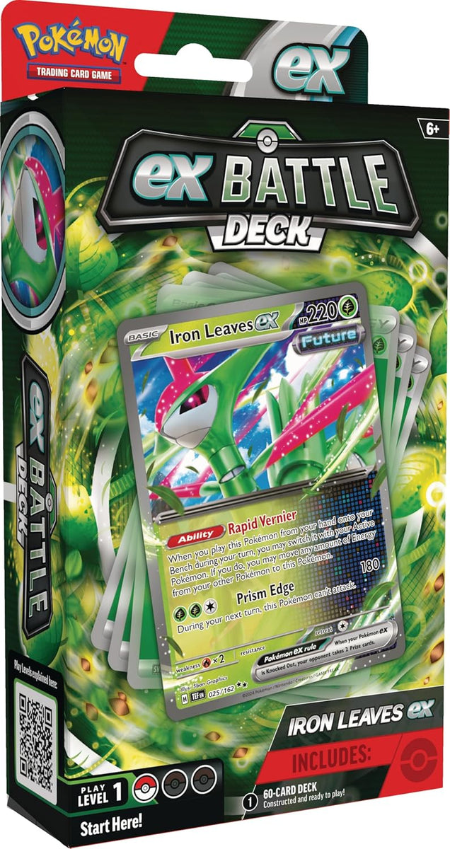 Pokémon TCG: Iron Leaves ex Battle Deck, new but scruffy box – Netmarket