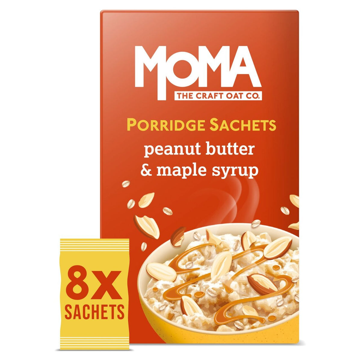 MOMA Peanut Butter & Maple Syrup Jumbo Oat Porridge 280g - best before ...