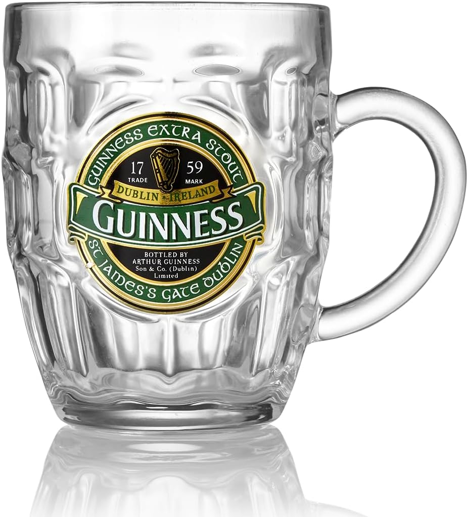 Guinness Ireland Collection - Dimpled Pint Tankard With Metal Badge- n ...