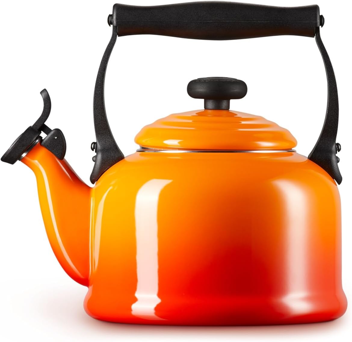Le Creuset Traditional Kettle, 2.1 Litre, Volcanic, Used good, marks o ...