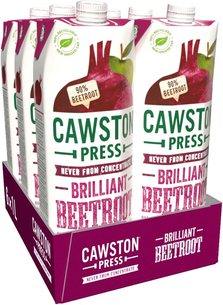 Cawston Press Brilliant Beetroot Pressed Juice, 5x1L, best before 05/2 ...