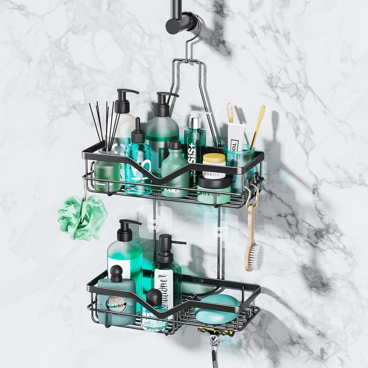 SWTYMIKI Shower Caddy Hanging , new , open , scruffy box – Netmarket