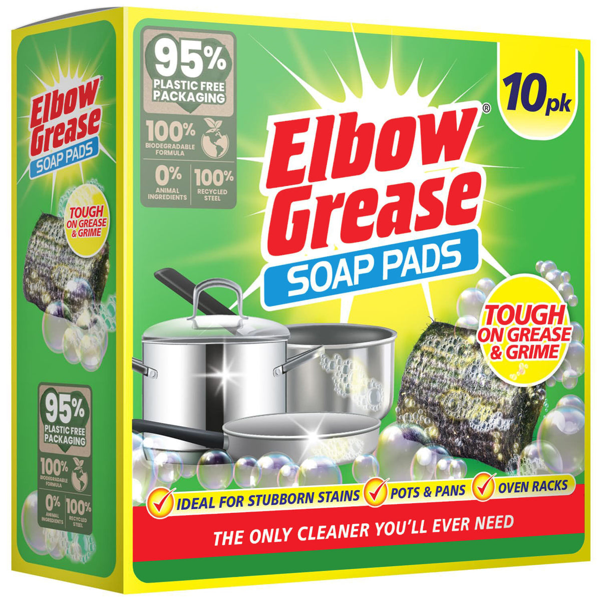 Elbow Grease Soap Scouring Pads - Pack of 10 – Netmarket